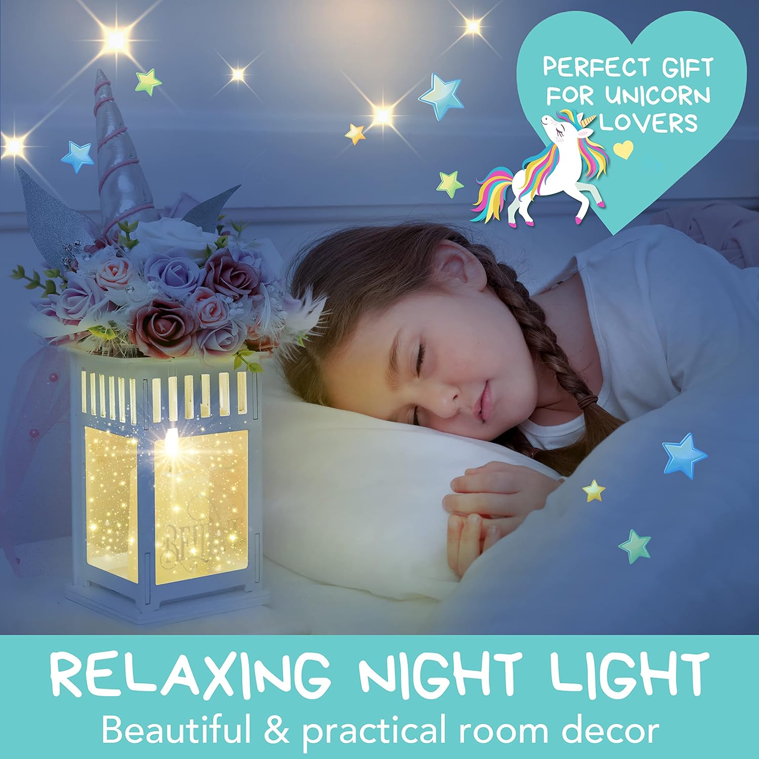 Amiti Lane DIY Unicorn Lantern Night Light Kit – liquidation.store