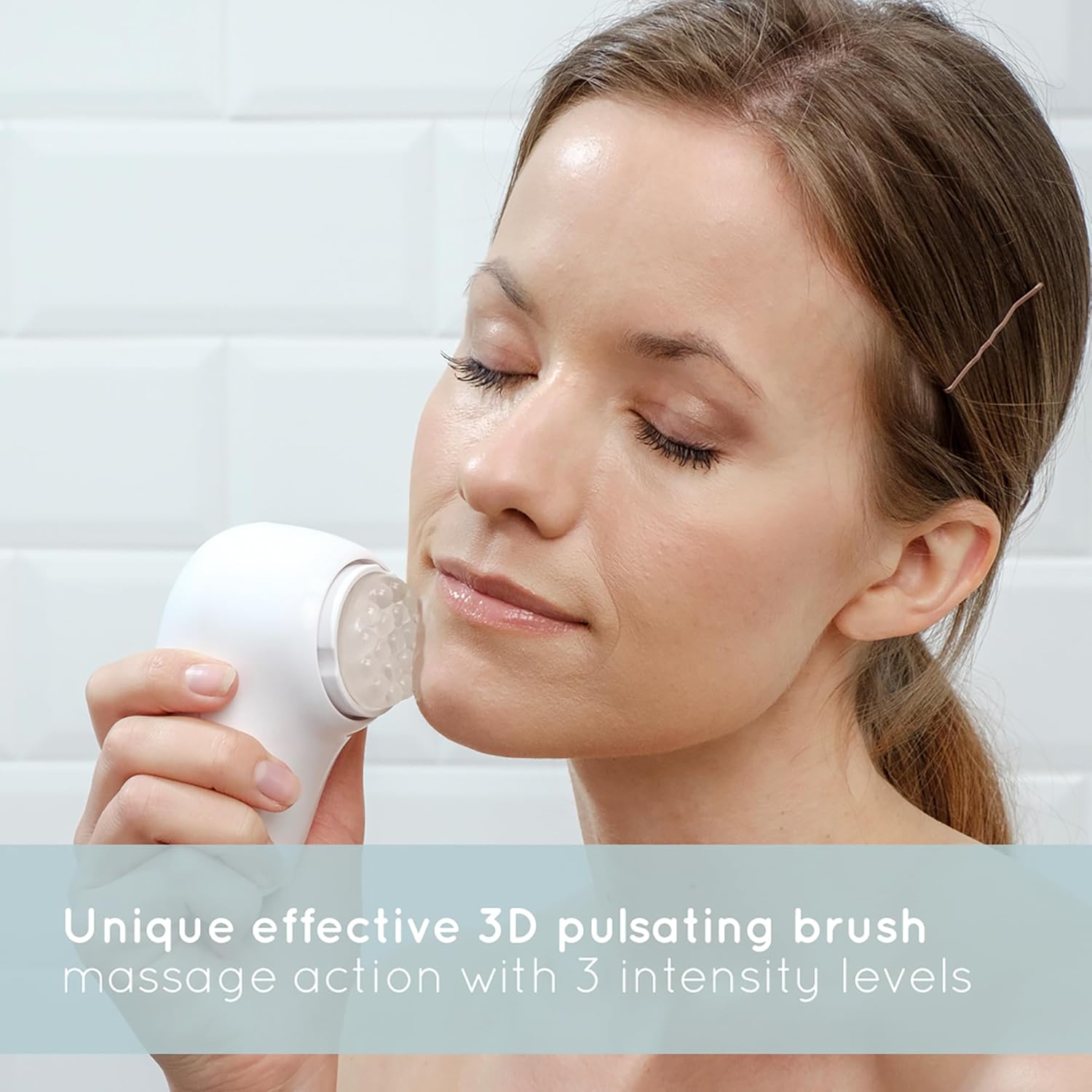 HoMedics Beauty Sonic Facial Cleansing Brush Analyser – liquidation.store
