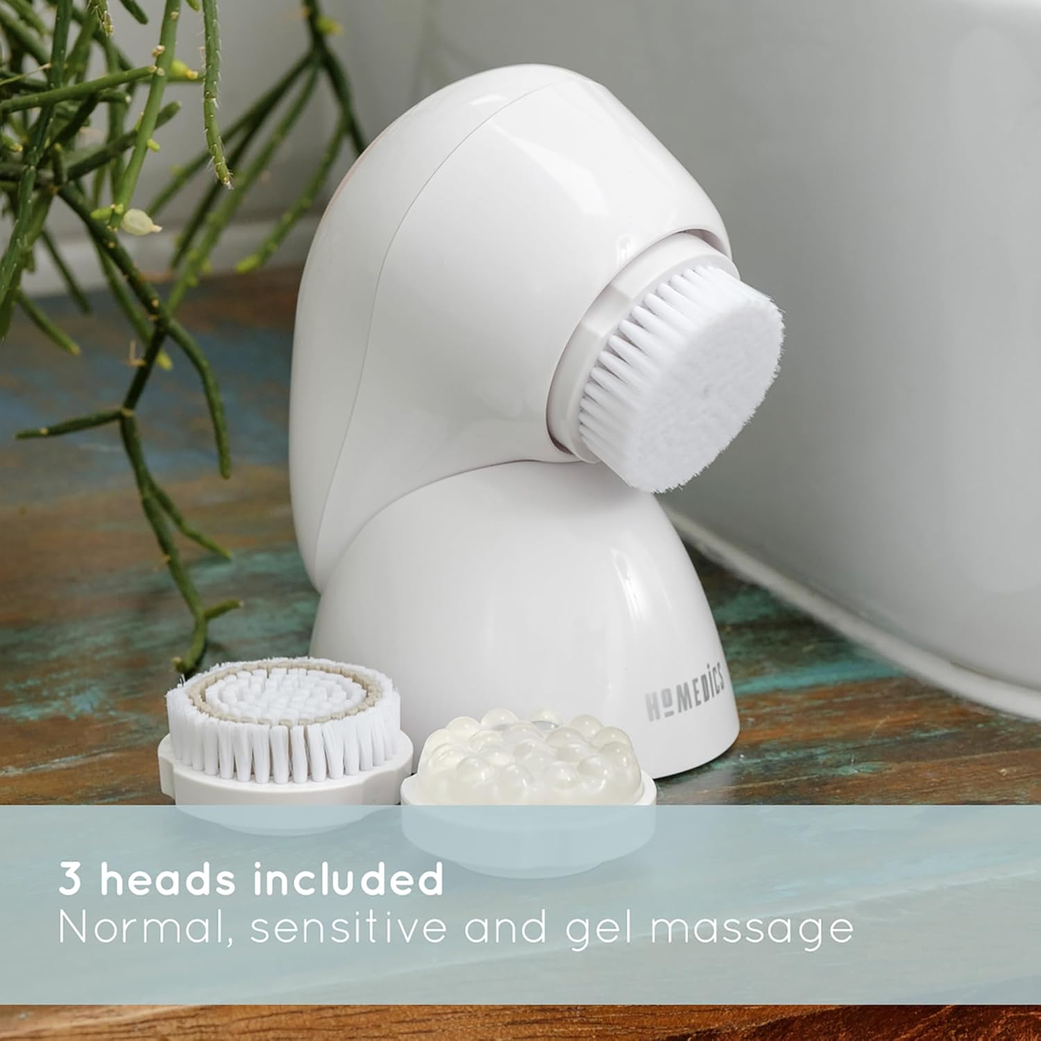 HoMedics Beauty Sonic Facial Cleansing Brush Analyser – liquidation.store