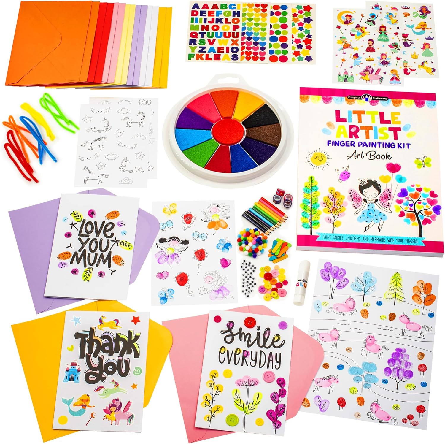 Original Stationery Little Artist Finger Paint Kit – liquidation.store